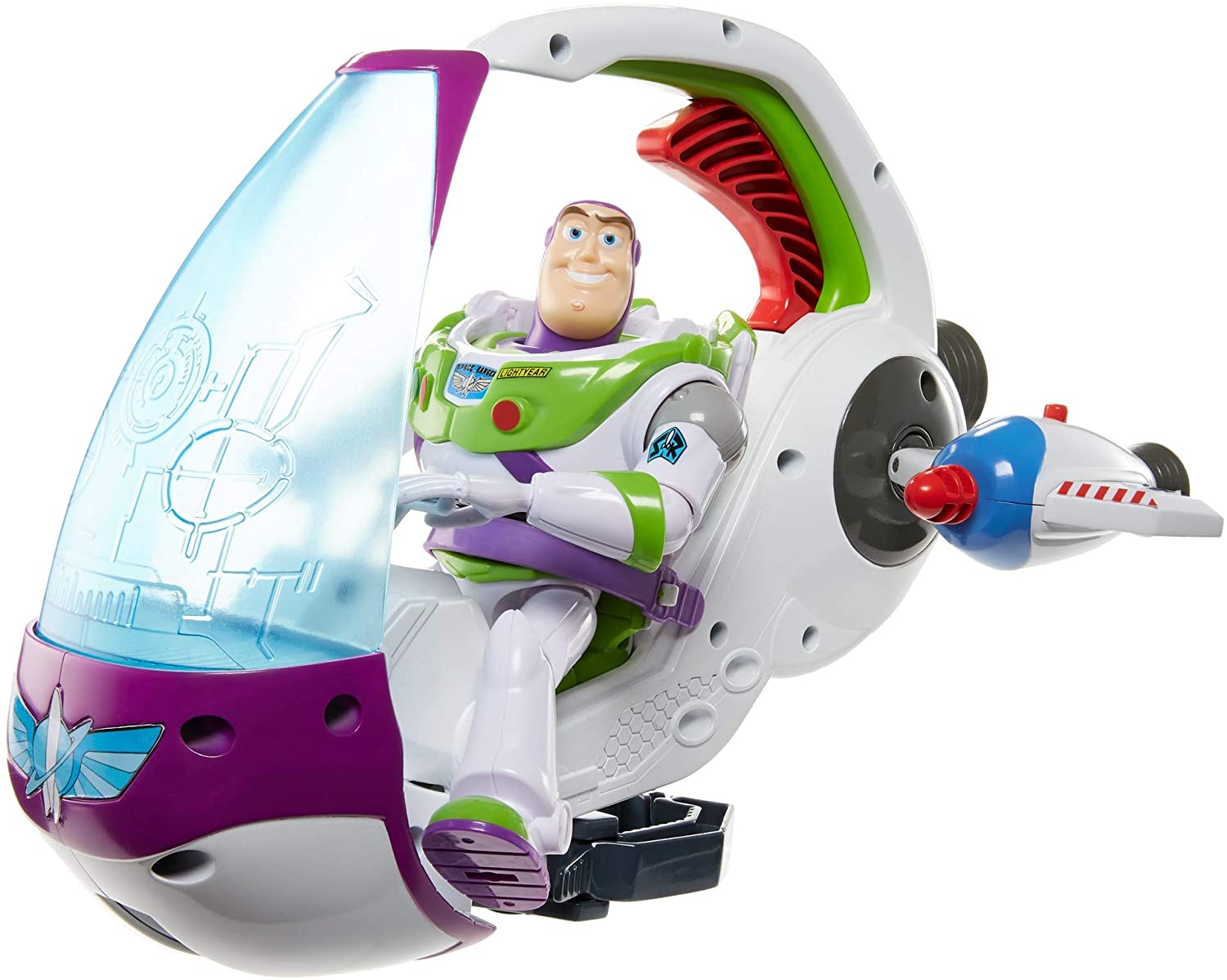 Pixar Toy Story Galaxy Explorer Spacecraft Transforming Vehicle Figure ...