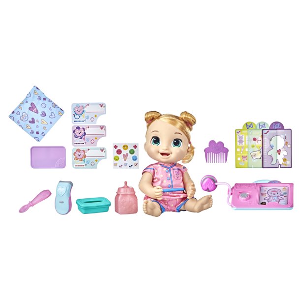 Baby Alive Lulu Achoo Doll Interactive Doctor Play Toy, Blonde Hair ...