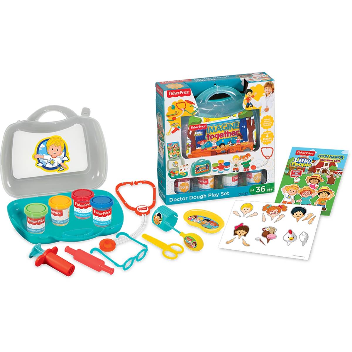 Doctor Dough Play Set Fisher Price Dede | Le3ab Store