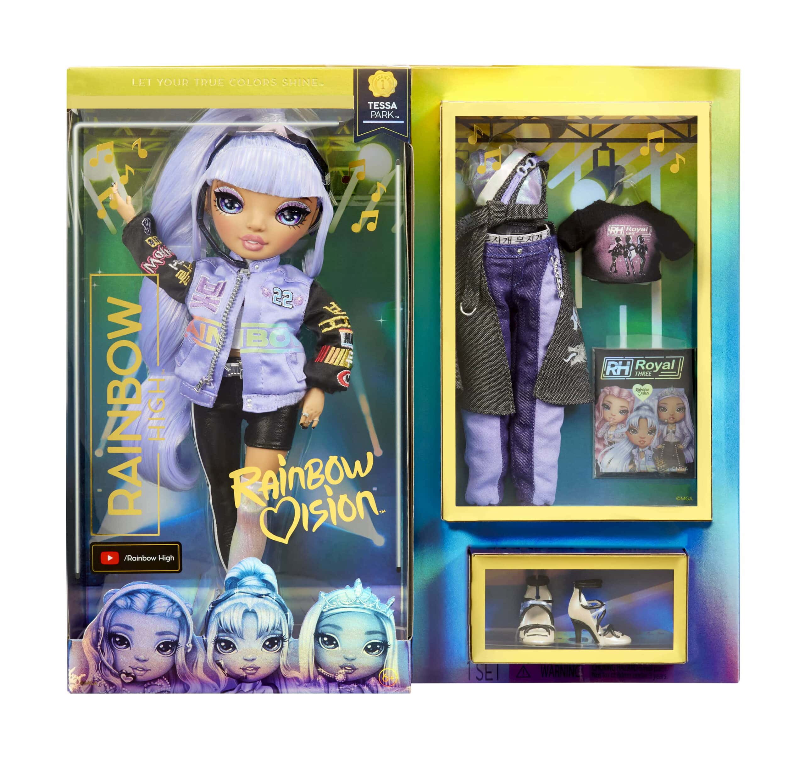 Rainbow High™ Rainbow Vision™ Royal Three K-pop – Tessa Park ...