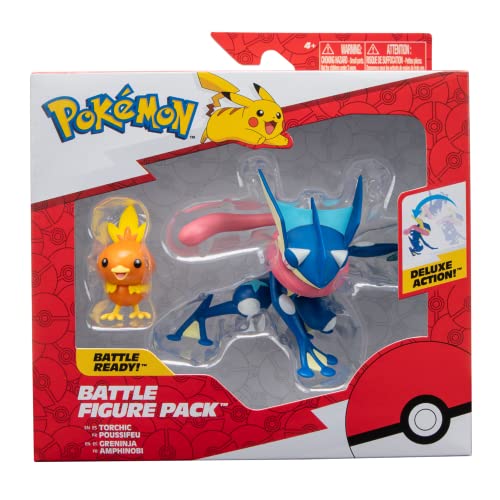 Pokemon Battle Figure 2 Pack - Features 4.5-Inch Greninja And 2-Inch ...