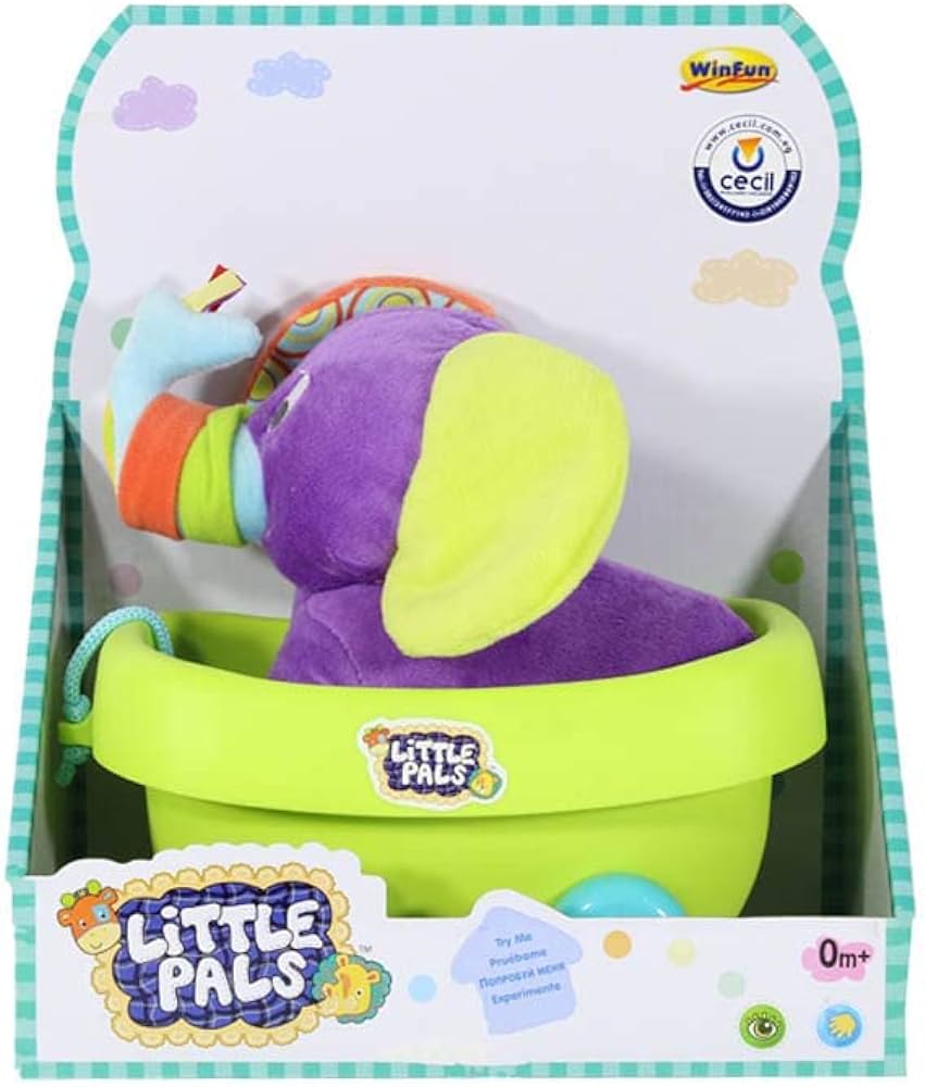 Winfun Little Pals Timber The Elephant Soft Toy | Le3ab Store