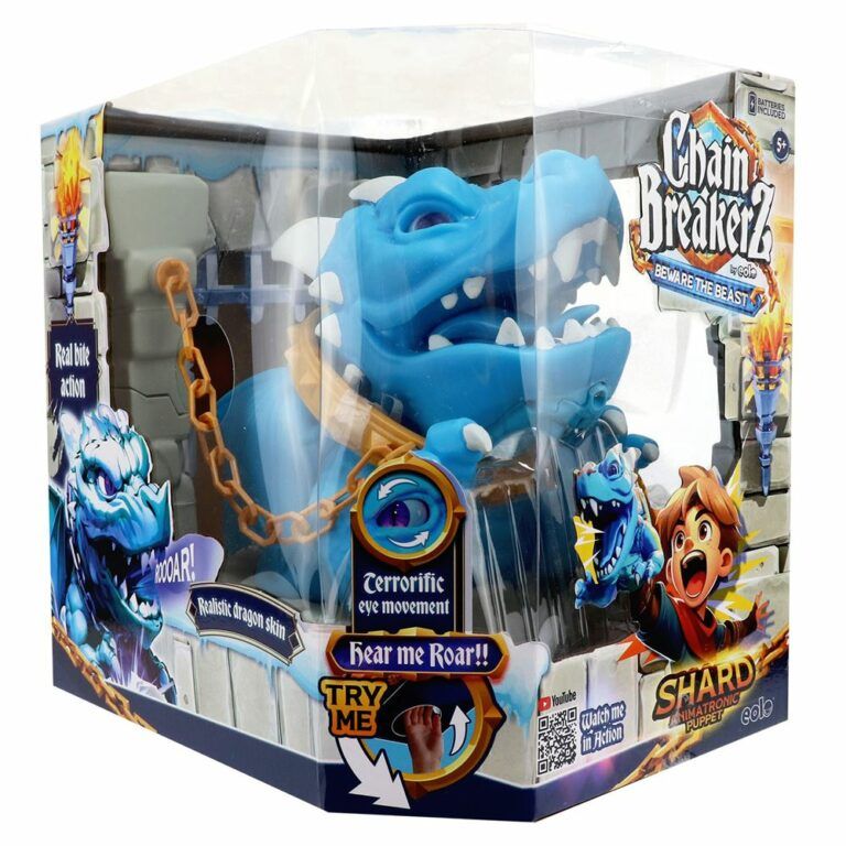 Eolo Electronic Blue Dragon Puppet With Sounds | Le3ab Store