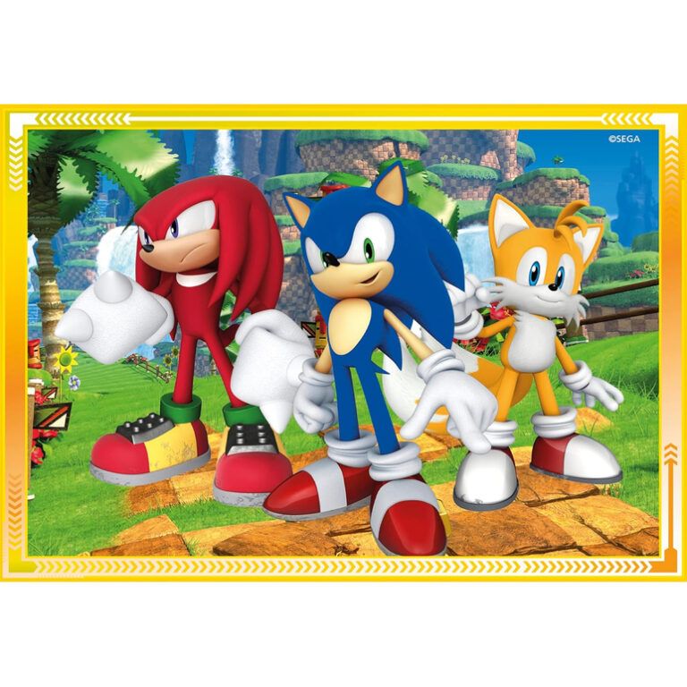 Clementoni Sonic 4 In 1 Puzzle | Le3ab Store